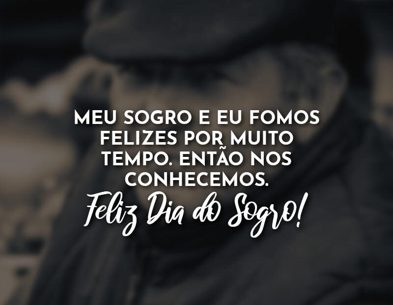 Meu sogro e eu fomos felizes por muito tempo. Então nos conhecemos ...