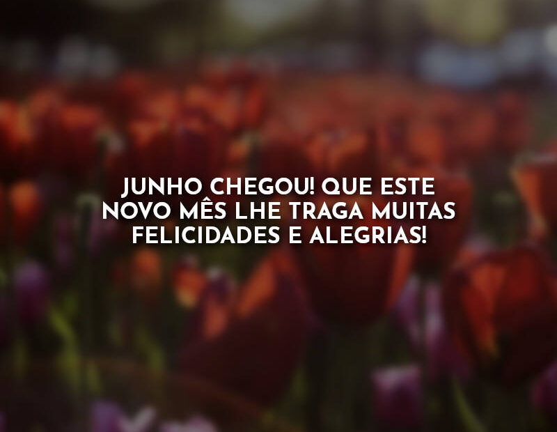 Junho chegou! Que este novo mês lhe traga muitas felicidades e alegrias ... Junho chegou! Que este novo mês lhe traga muitas felicidades e alegrias ...